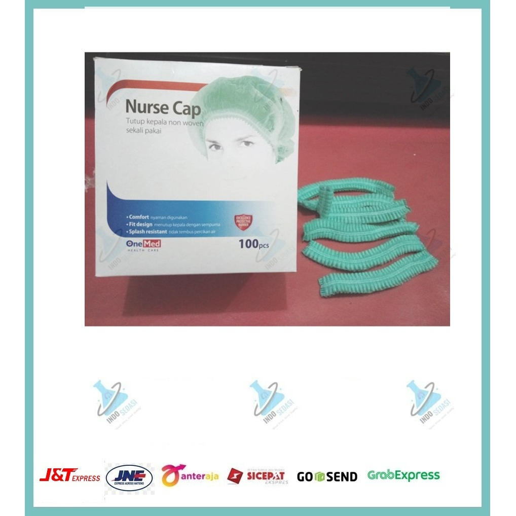 Jual Nurse Cap ONEMED isi 100 / Box | Shopee Indonesia