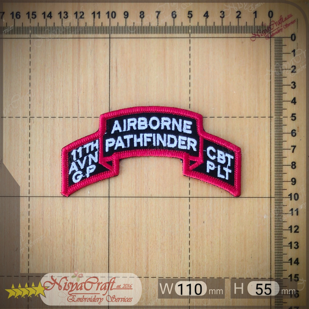 Jual NCEP0101-0471 US Army Airborne Pathfinder, 11th AVN Aviation GP Group CBT Combat Team PLT ...
