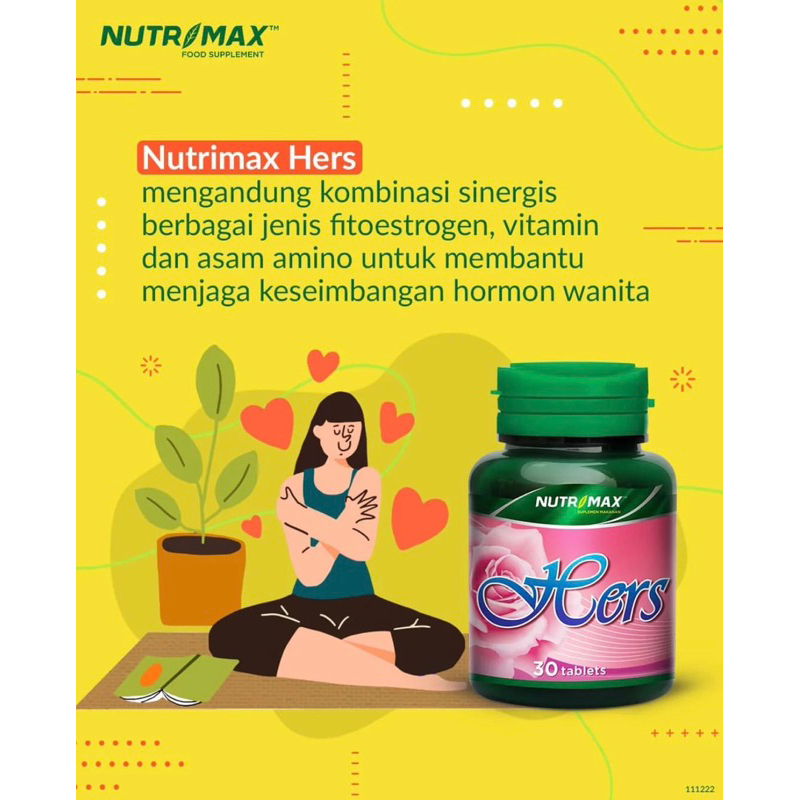 Jual Nutrimax Hers 30 Hormon Seksualitas Wanita | Shopee Indonesia