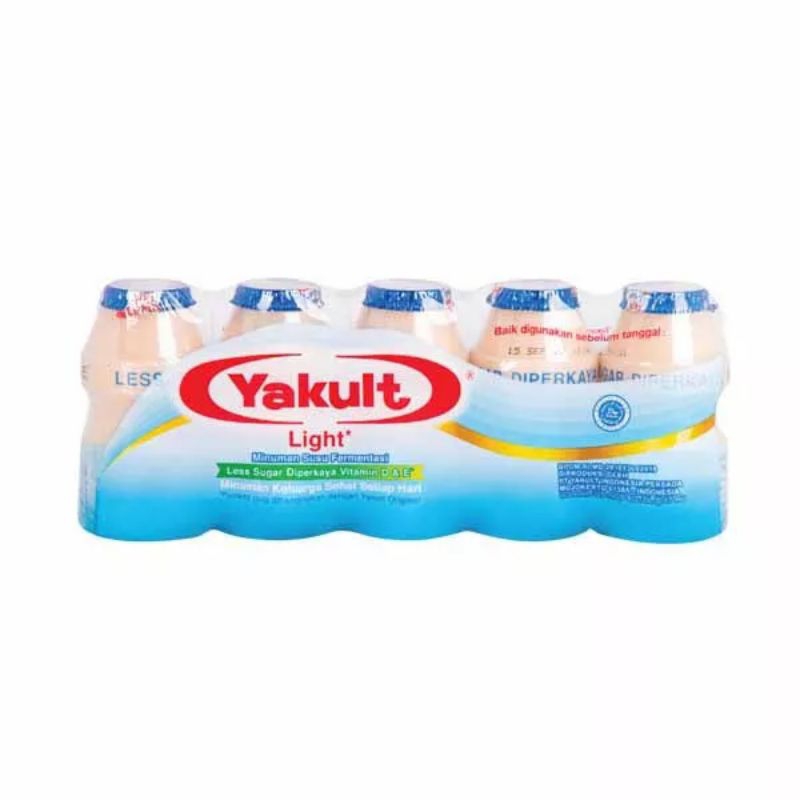 Jual Yakult light biru minuman susu fermentasi - less sugar - cintai ...