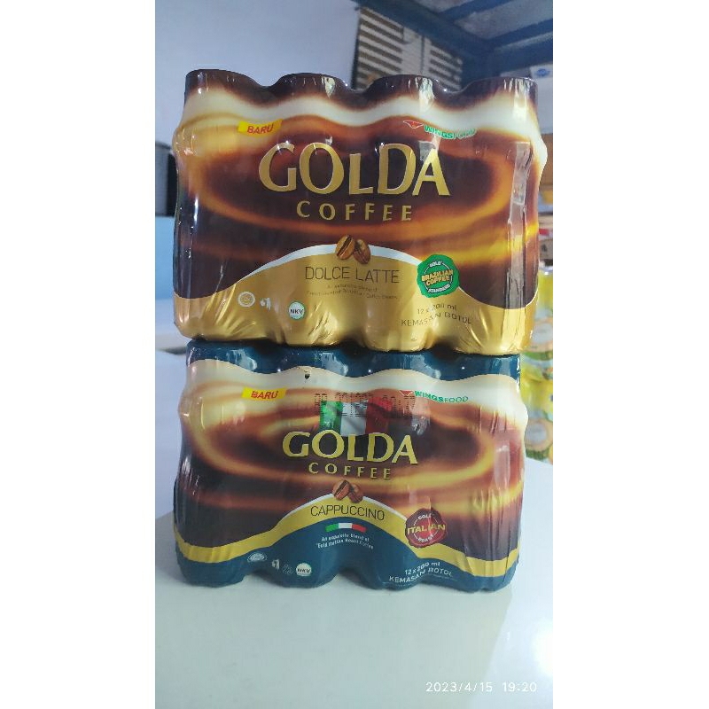 Jual Golda Coffe 200ml Isi 12 botol (Dus) | Shopee Indonesia
