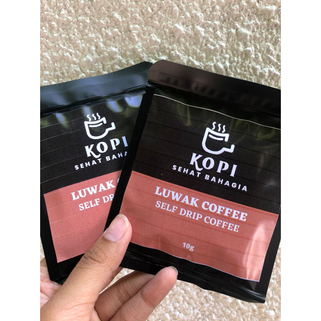 Jual Self Drip Luwak Coffee-Kopisehatbahagia | Shopee Indonesia