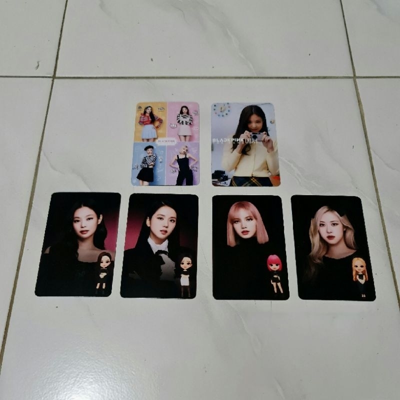 Jual BlackPink The Game BPTG Kertas Foto Kartu Card PhotoCard ...