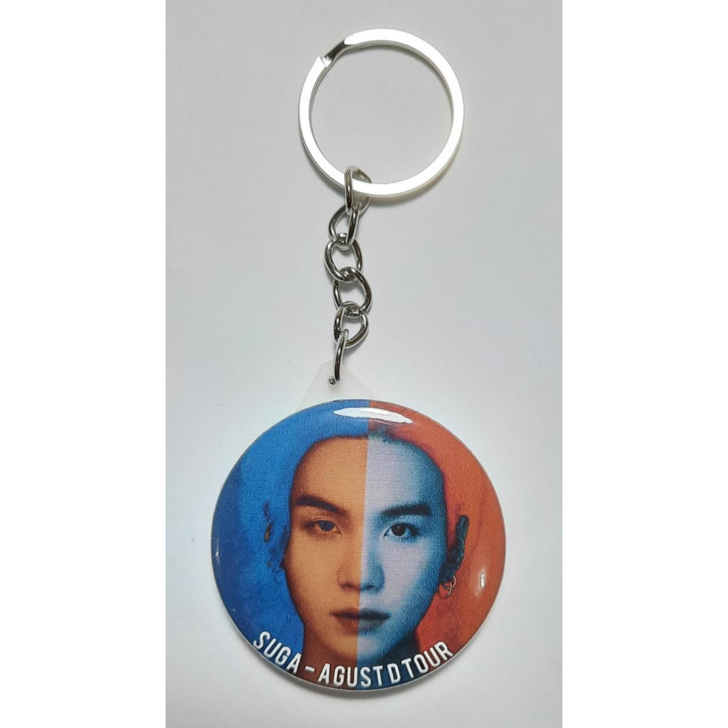 Jual Freebies Suga/bisa Custom/Freebies Gantungan kunci Suga Agust D tour/Gantungan kunci Suga D ...