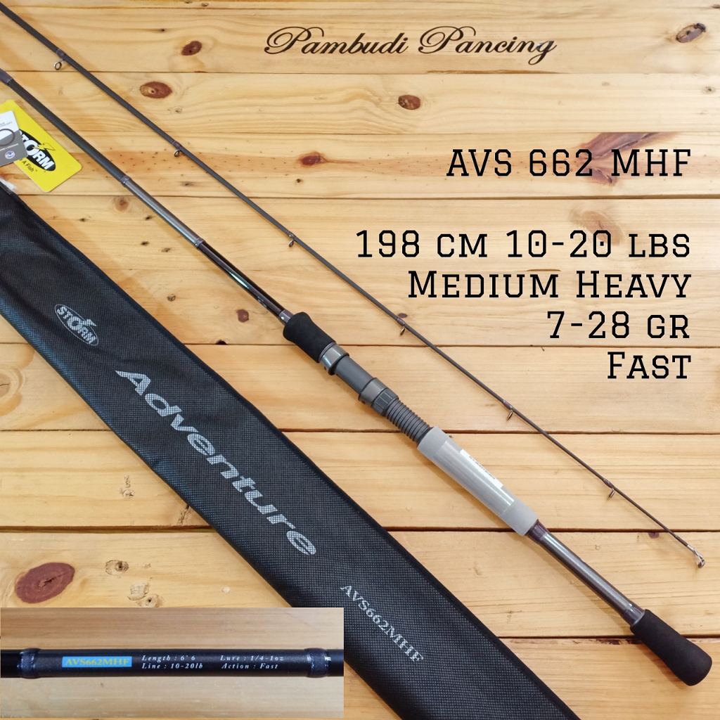 Jual STORM | Joran STORM AVS NEW ADVENTURE Gen 1 Reborn Spinning Rod ...