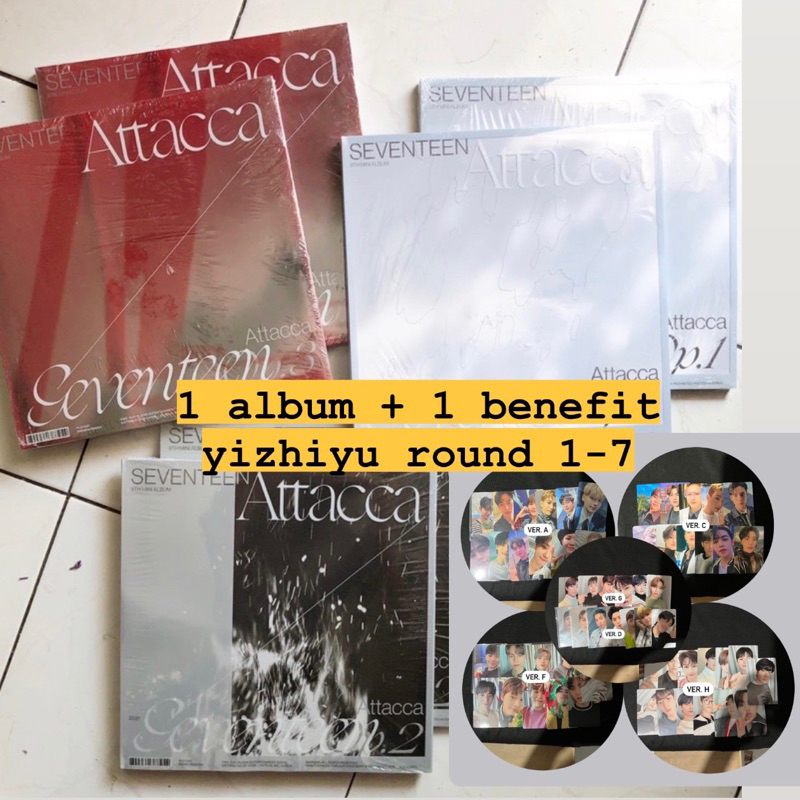 Jual READY STOCK ALBUM ONLY SEVENTEEN ATTACCA HIP HOP TEAM OP 1 2 3 OP1 ...