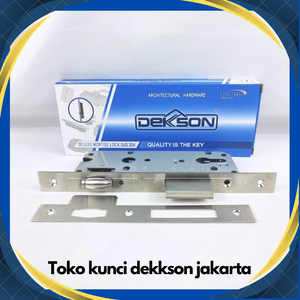 Jual Body kunci pelor Dekson / Dekkson MTS RL DL 8485 SSS/ Mortise Lock ...
