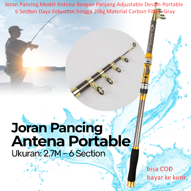 Jual Joran Pancing Model Antena dengan Panjang Adjustable Desain ...