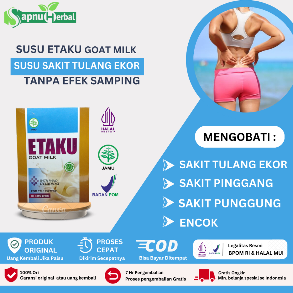 Jual Sapnu Herbal - Susu Untuk Nyeri Tulang Ekor, Obat Sciatica ...