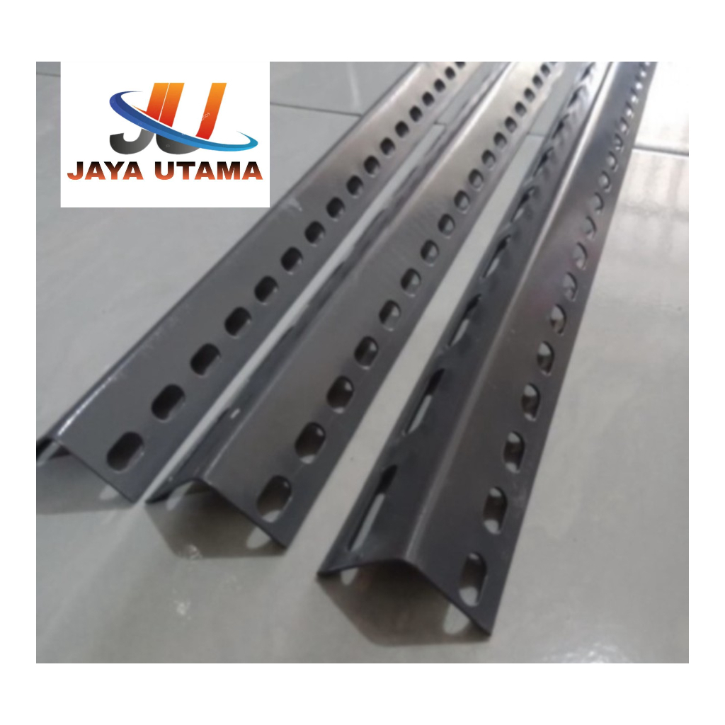 Jual besi siku lubang / siku lobang panjang 3 meter 1.2mm (HARGA PABRIK ...