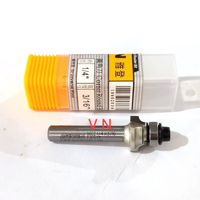 Jual Mata Router/Profil Edging Round Over Bit 2 mm (1/4×3/16×R 2.3 mm ...