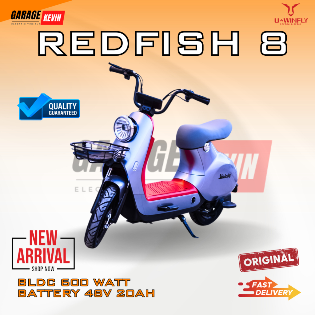 Jual sepeda listrik Uwinfly Redfish 8 /Rf 8 | Shopee Indonesia