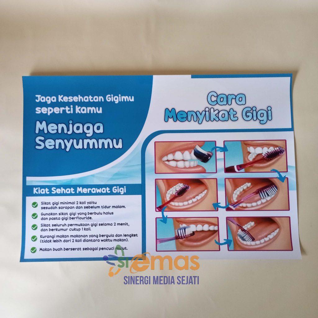 Jual Poster Kesehatan | Poster Selamatkan Gigi Sehatmu | Poster ...