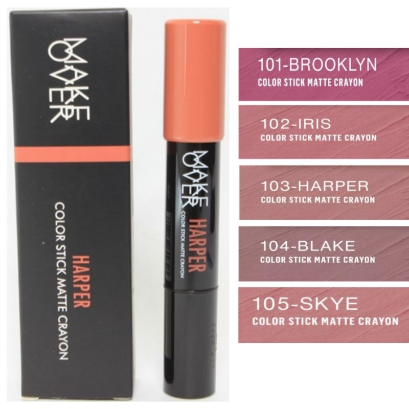 Jual Make Over Color Stick Matte Crayon | Shopee Indonesia