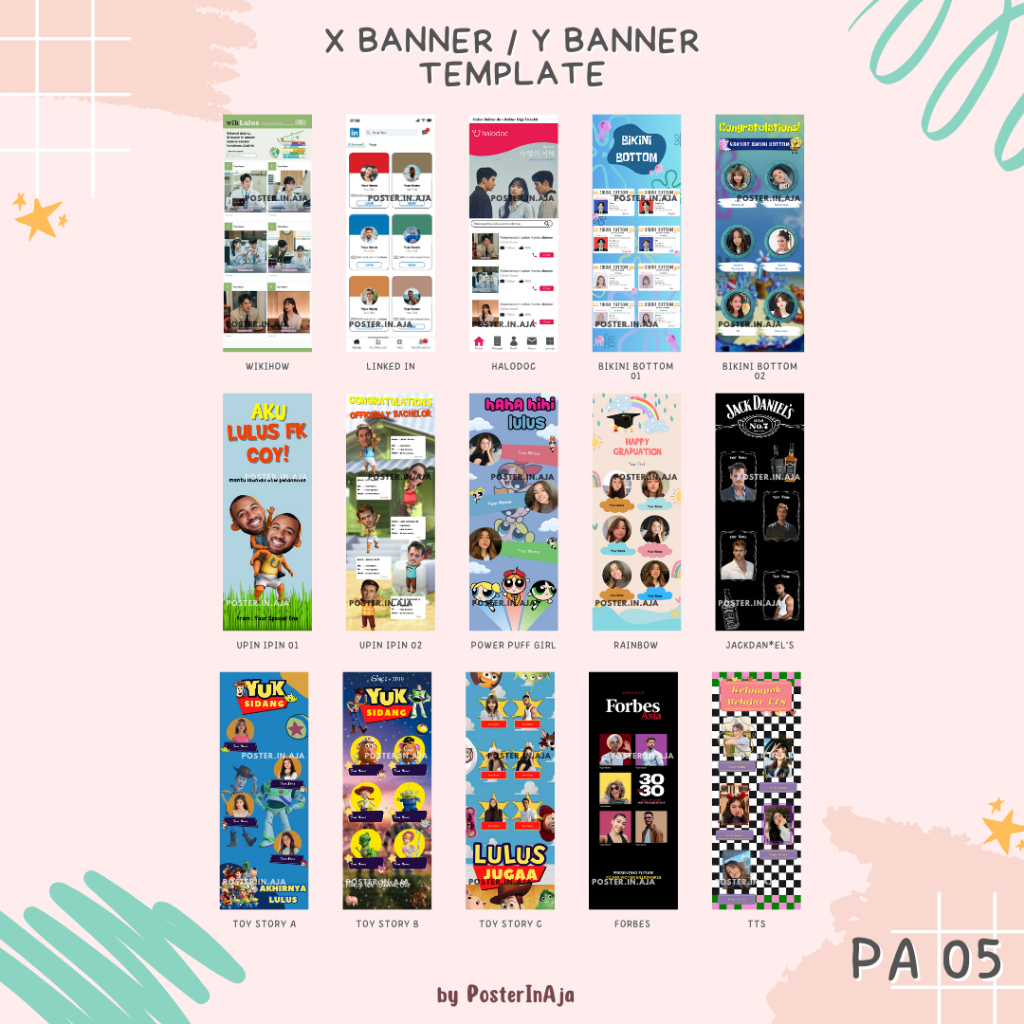 Jual Cetak Print Custom X Banner Y Banner Flexi Korcin FREE DESIGN ...