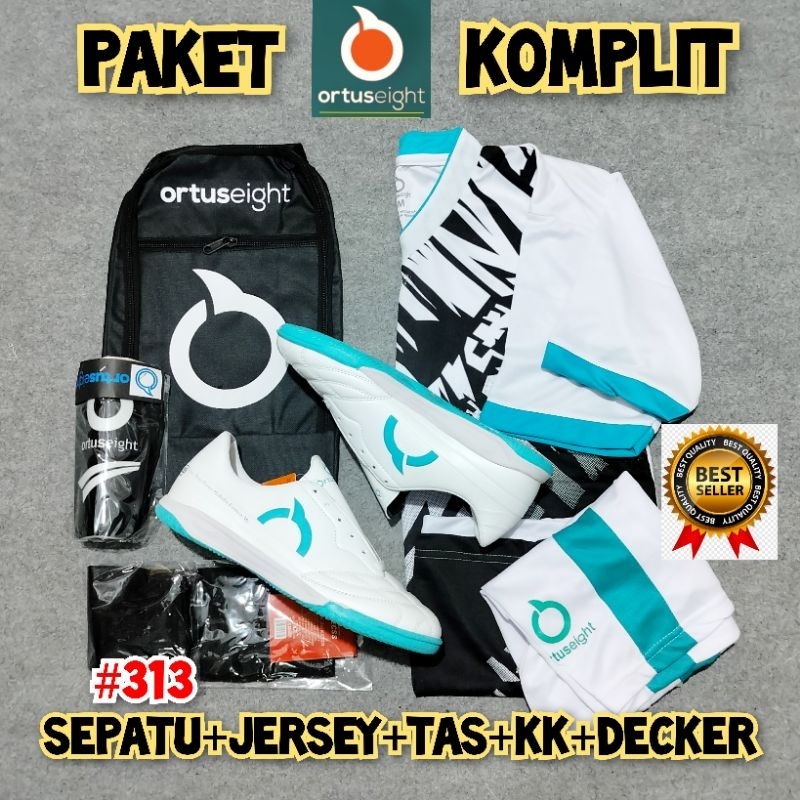 Jual Paket komplit 5 sepatu olahraga FUTSAL+KAOSKAKI+SETELAN+DECKER ...