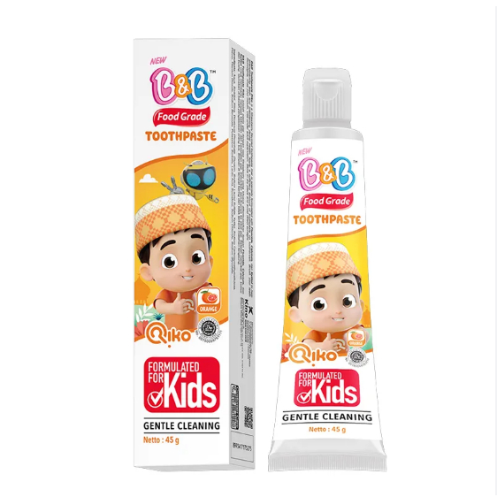Jual B&B Kids Toothpaste Pasta Gigi Odol Anak Laki Laki || Anak ...