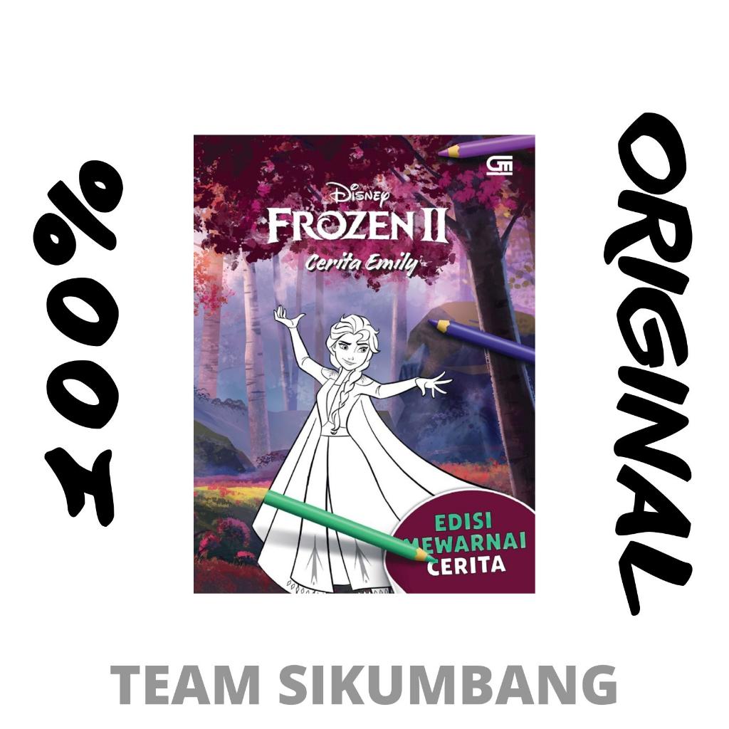 Jual Buku Anak Frozen II: Cerita Emily - Edisi Mewarnai Cerita | Shopee ...