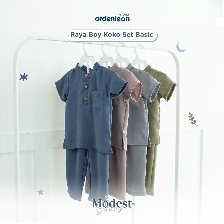 Jual ARDENLEON Setelan Anak Raya Boy Koko Set Basic | Shopee Indonesia