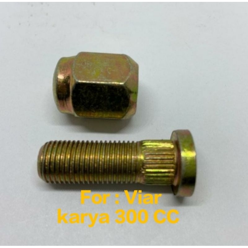 Jual Baut Mur roda motor roda tiga gerobak Viar karya 300 cc | Shopee ...