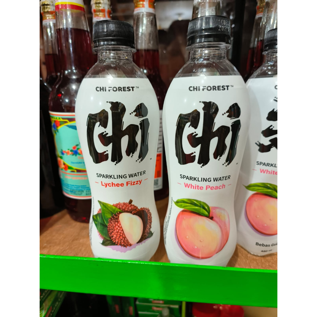 Jual Minuman Soda Bebas Gula Chi Forest Sparking Water Lychee&peach 480ml | Shopee Indonesia
