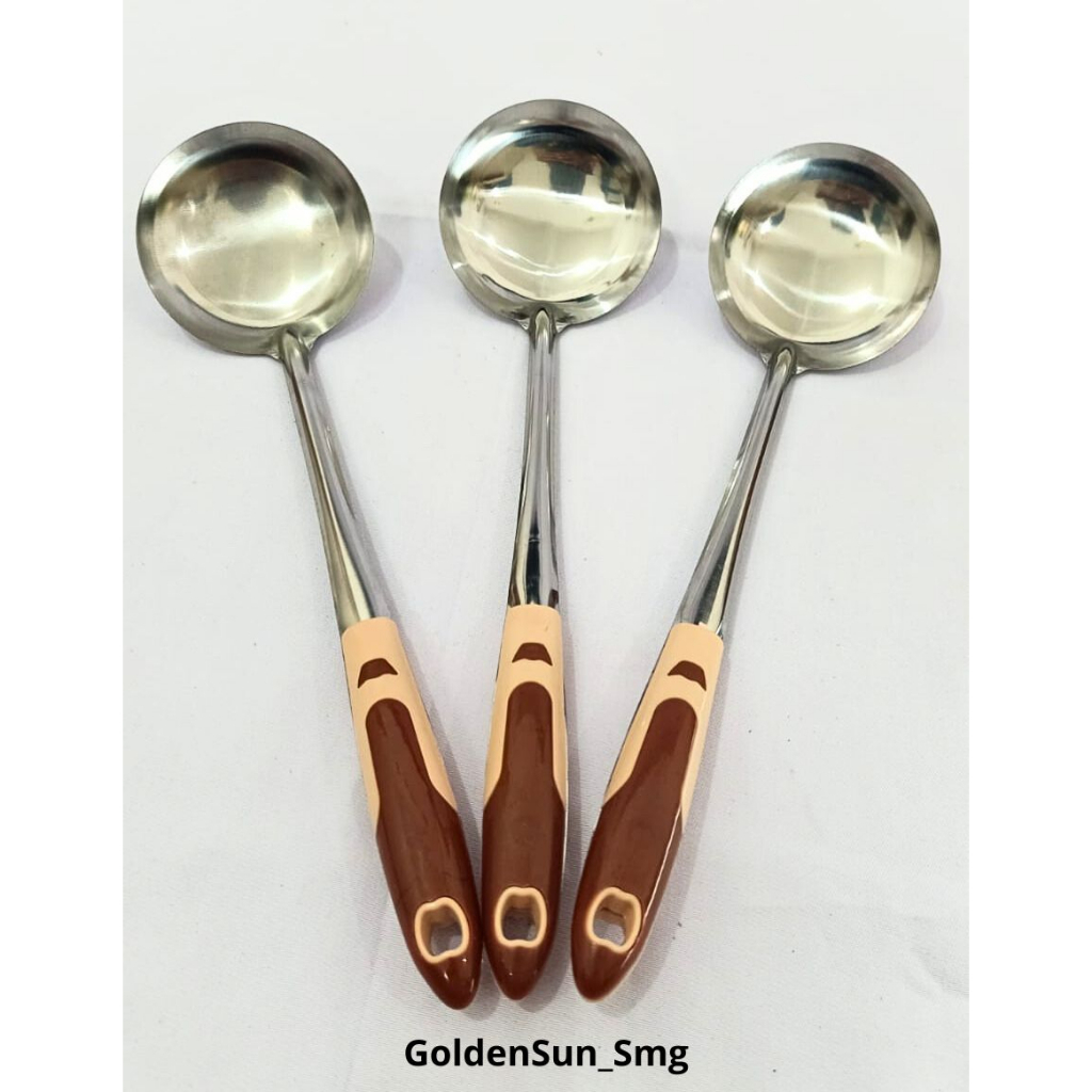 Jual IRUS SAYUR/IRUS STAINLESS/CENTONG COKLAT/CENTONG HITAM/CENTONG ...