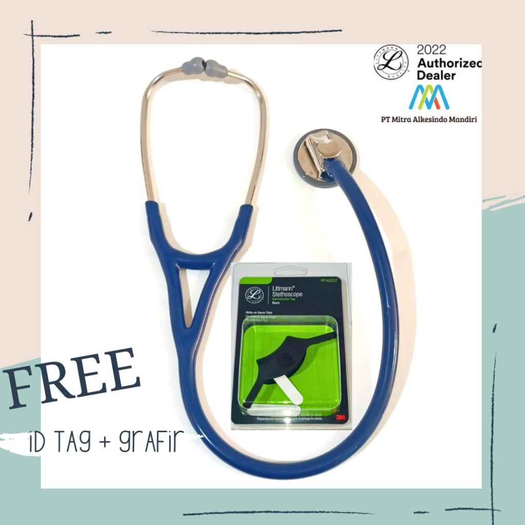 Jual 3M Littmann Stethoscope Master Cardiology Warna Standard / Litman ...