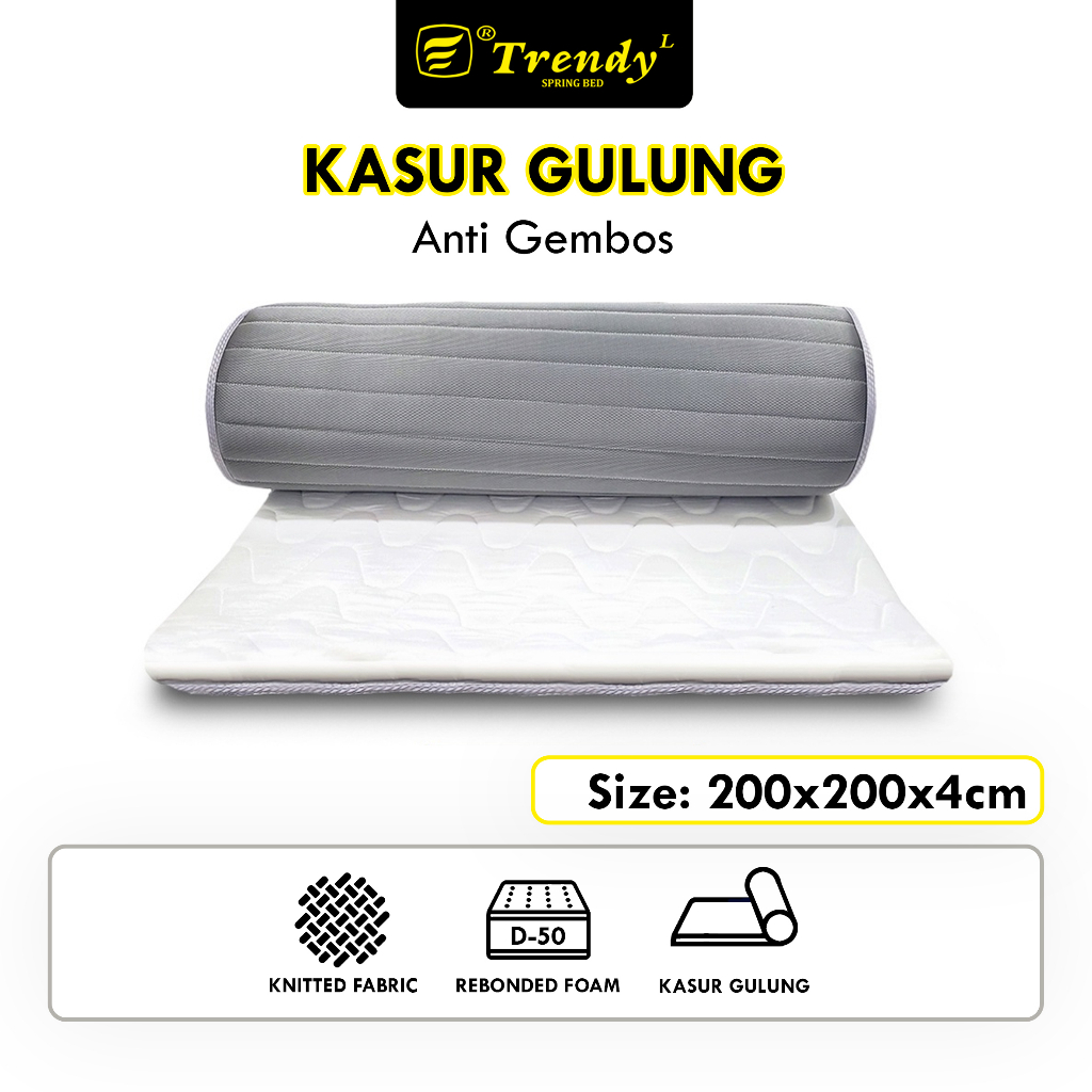 Jual Trendy Kasur Gulung 200x200 - Kasur Matras Lantai / Lesehan / Alas ...