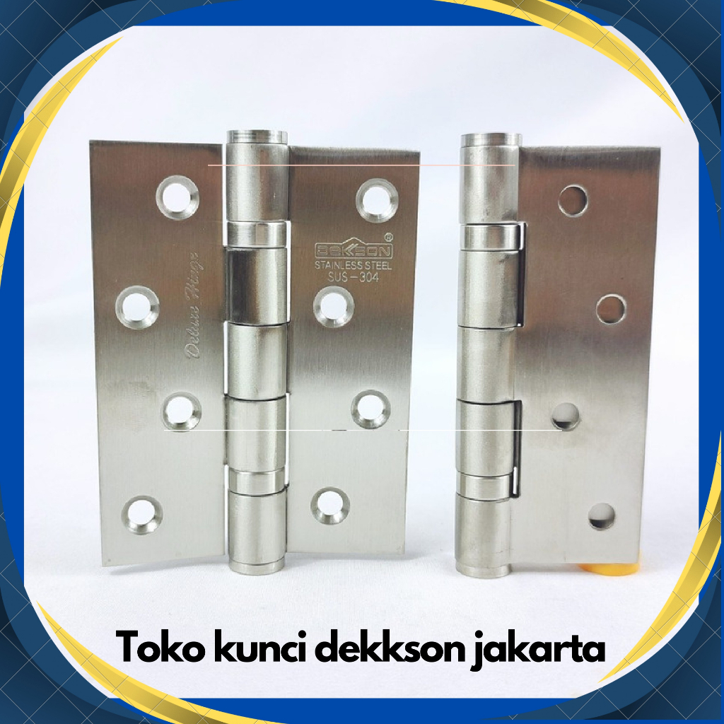 Jual Engsel Dekson / Dekkson ESS DL 4X3X2MM 2BB hinge 4 inch deluxe 304 ...