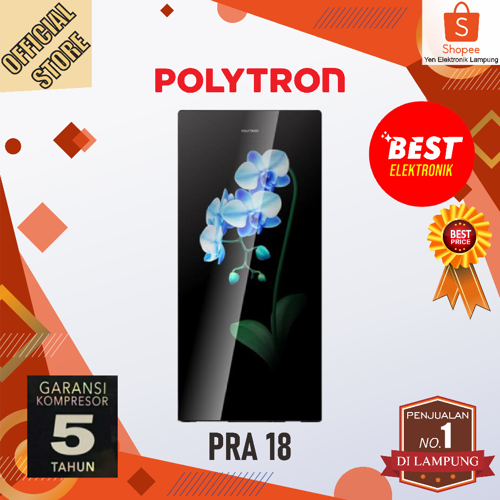 Jual Kulkas 1 Pintu POLYTRON PRA 18 Garansi Resmi 180 Liter | Shopee ...