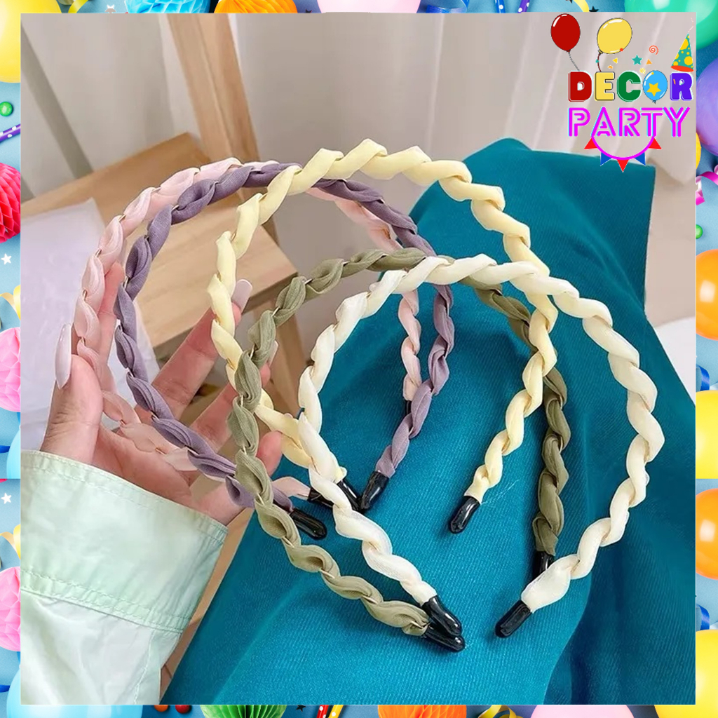 Jual DP Bando Model Korea Wanita Dewasa Satin Transparan Lilit Emas ...