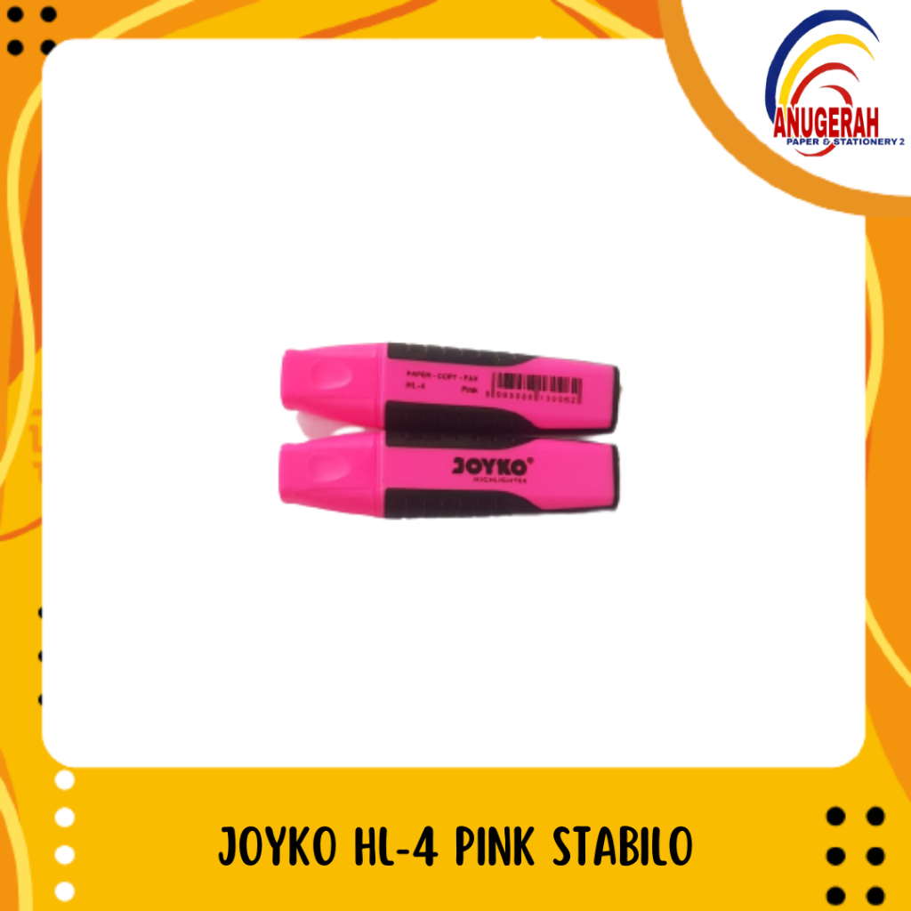 Jual JOYKO HL-4 PINK STABILO (PCS) | Shopee Indonesia