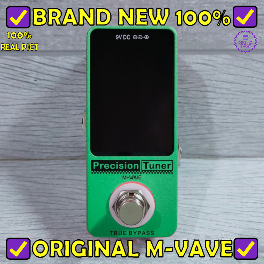 Jual Efek Gitar M-VAVE Precision Tuner LED Chromatic Bass Tuning Pedal ...