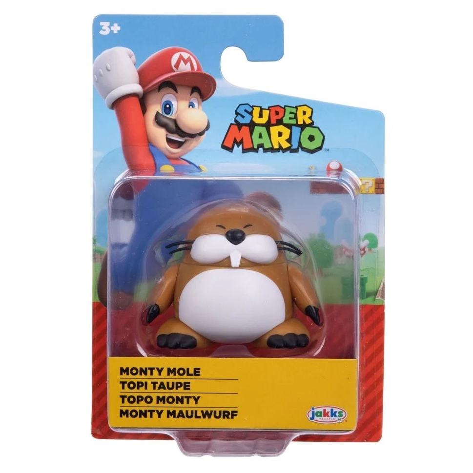 Jual Super Mario 2.5" Figure - Monty Mole | Shopee Indonesia