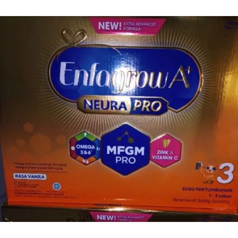 Jual Susu Enfagrow a+3 3600gr Rasa Vanila | Shopee Indonesia