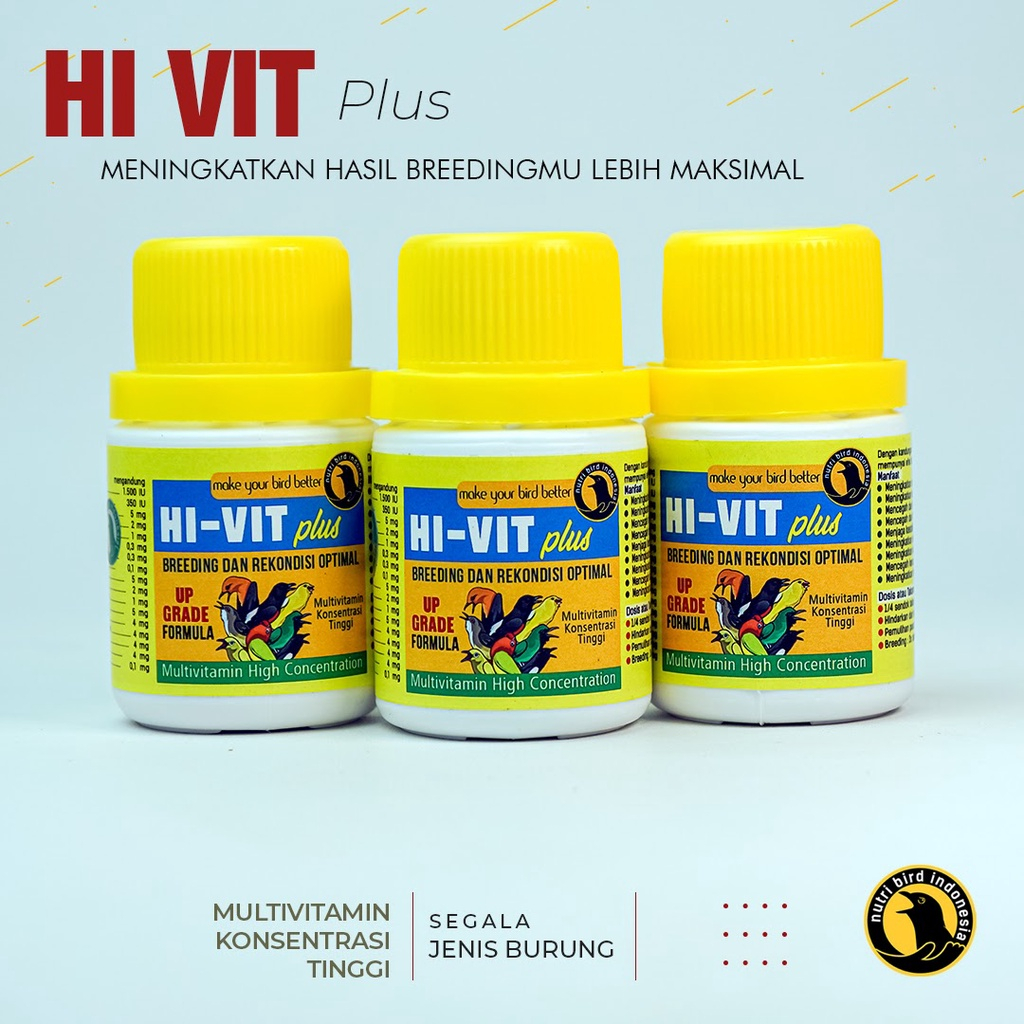 Jual NUTRIBIRD HI VIT PLUS Multivitamin Konsentrasi Tinggi untuk ...