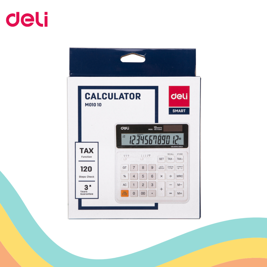 Jual KALKULATOR DELI EM-01010 (1 PCS) | Shopee Indonesia