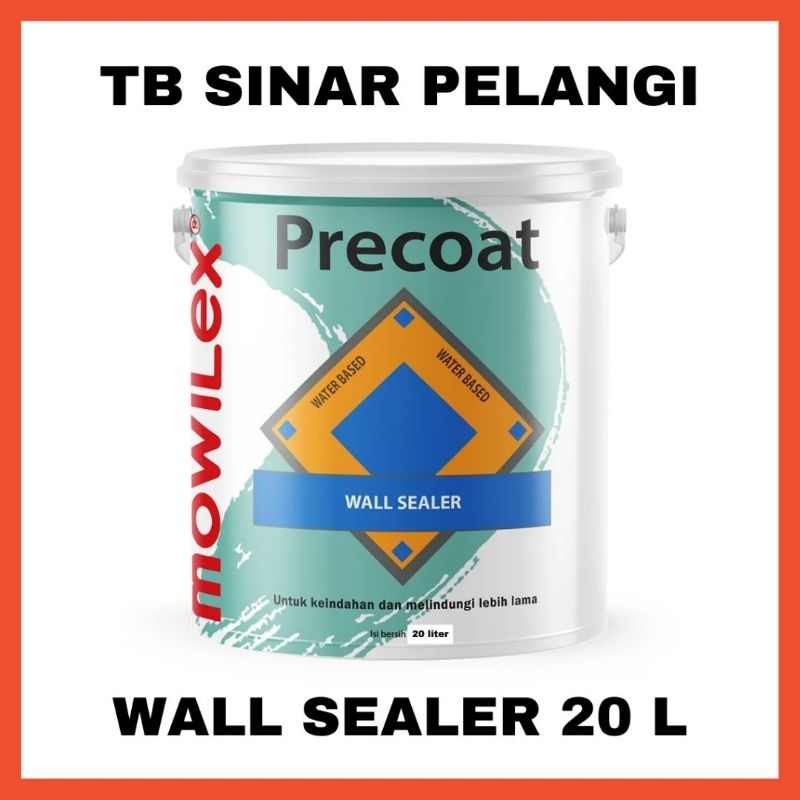 Jual MOWILEX Precoat Wall Sealer 20L Cat Tembok Dinding Dasar Alkali ...