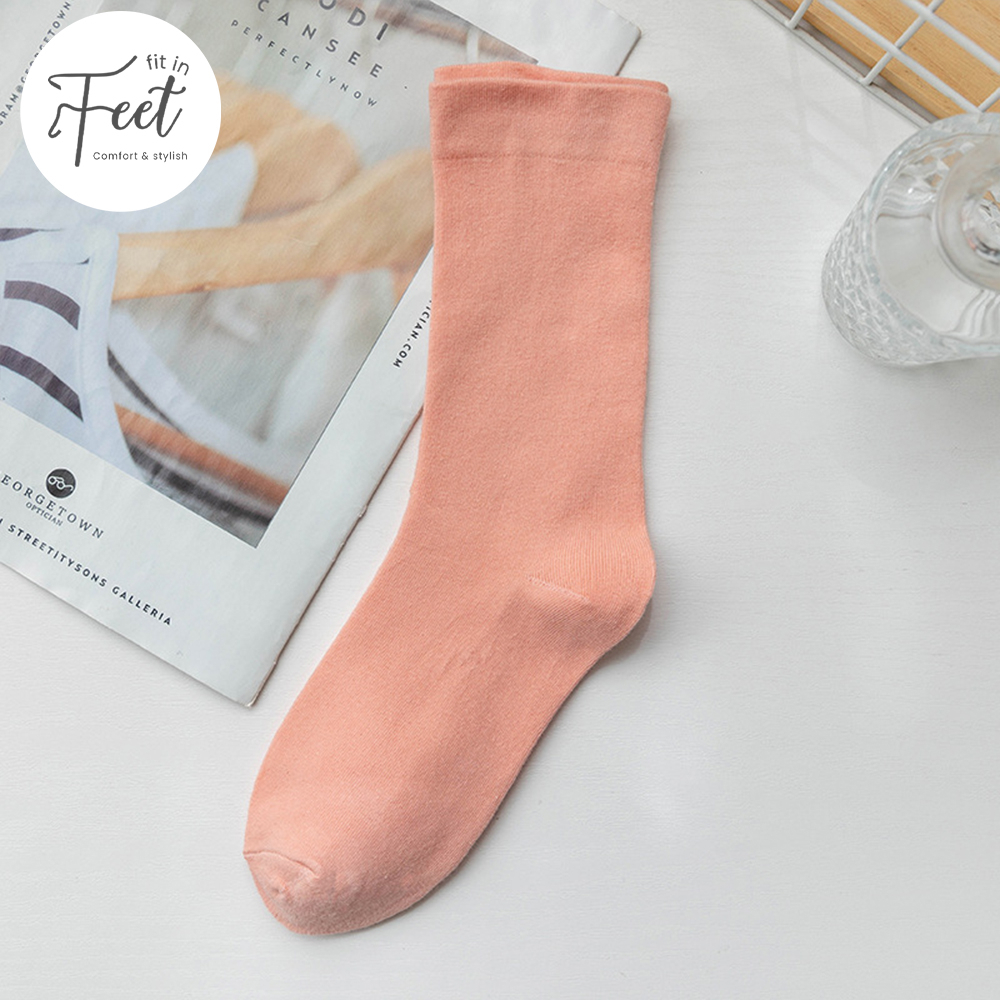 Jual FIT IN FEET - WOMAN PILLING SOCKS / Kaos Kaki Wanita Katun Warna ...