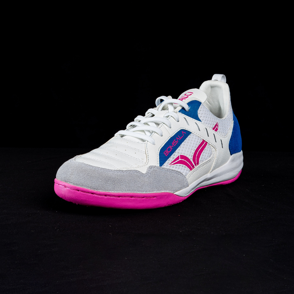 Jual Calci Sepatu Futsal Bomsala Festivo - White Fuchsia | Shopee Indonesia
