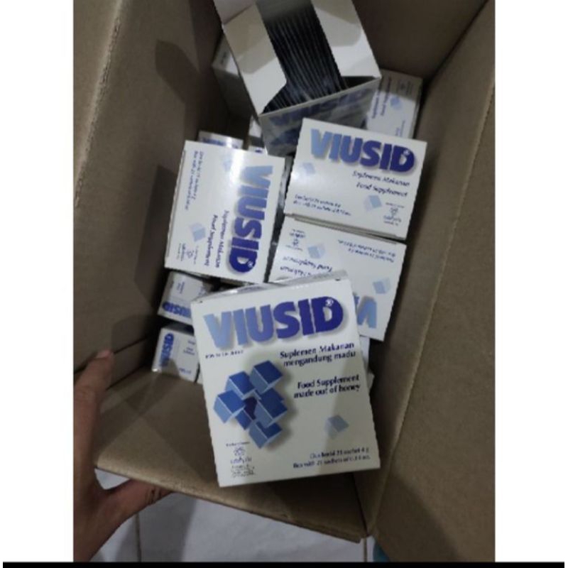 Jual VIUSID 1 BOX ISI 21 SACHET MULITIVITAMIN UNTUK SISTEM KEKEBALAN ...