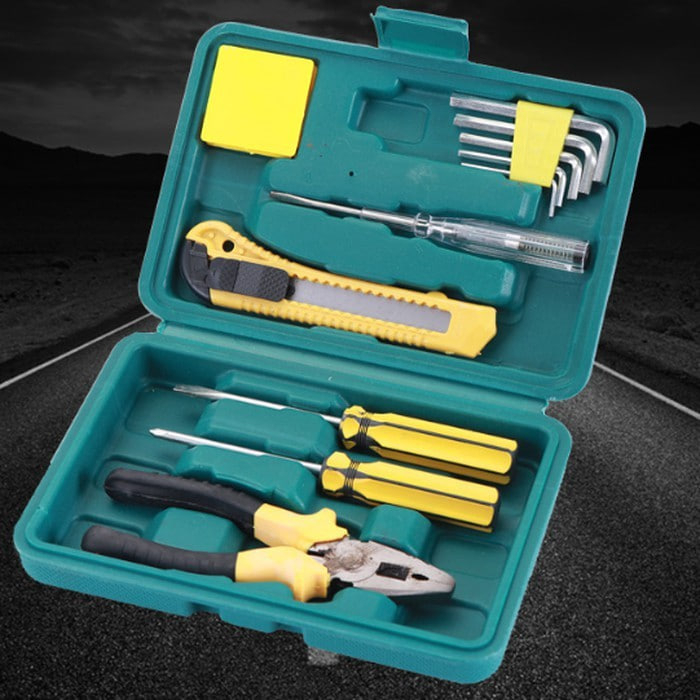 Jual Obeng Set Box 12 in 1 Alat Pertukangan Hand Tools Tang Meteran ...