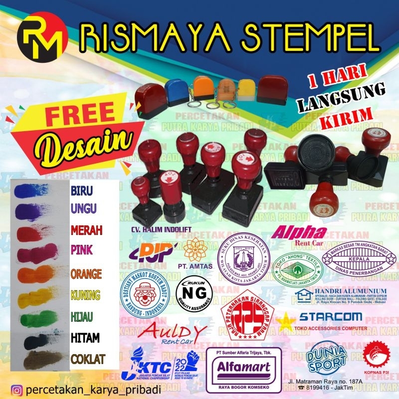 Jual Stempel / stempel otomatis / stempel logo / stempel ttd / stemple ...