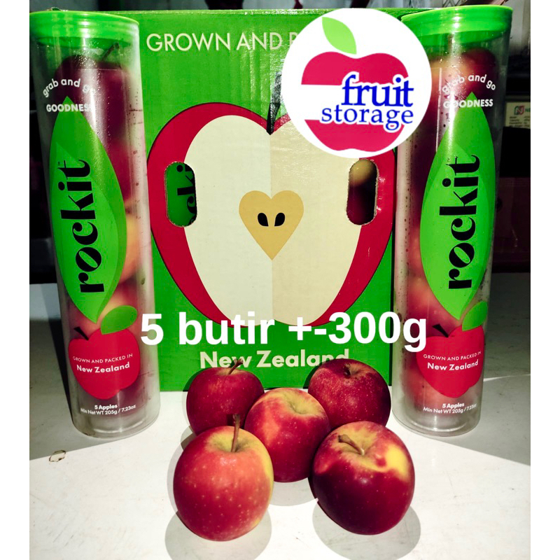 Jual Buah apel Rockit Import New Zealand impor manis segar per tube isi ...