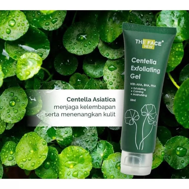 Jual [BPOM] THE FACE Centella Exfoliating Gel 50ml / AHA BHA PHA - Menenangkan dan Mengangkat ...