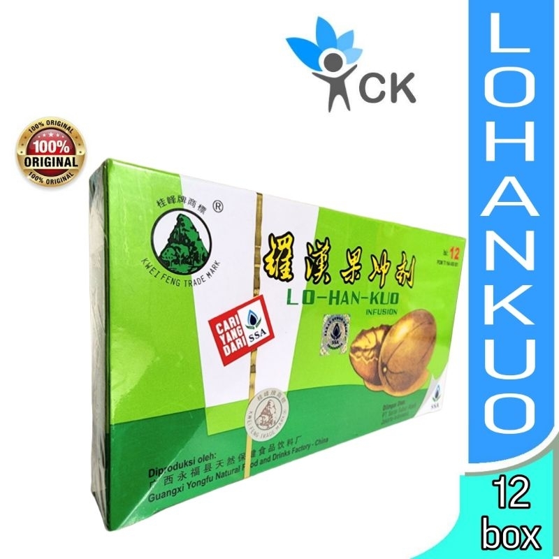 Jual LOHANKUO LO HAN KUO INFUSION BOX ISI 12 meredakan panas dalam ...