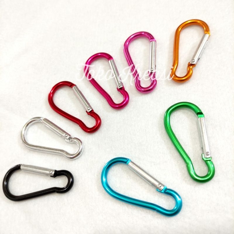 Jual (Per pcs) Kait Tas / Kait Carabiner Uk 50x23mm | Shopee Indonesia