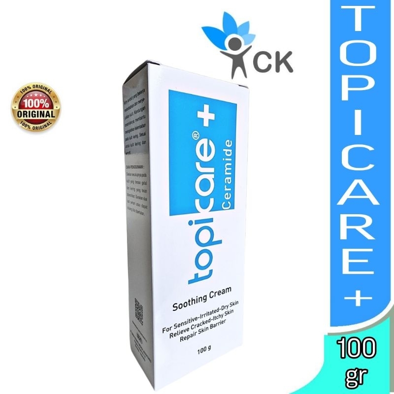 Jual TOPICARE + CERAMIDE 100 GR, Pelembab dan menyejukkan kulit kering ...