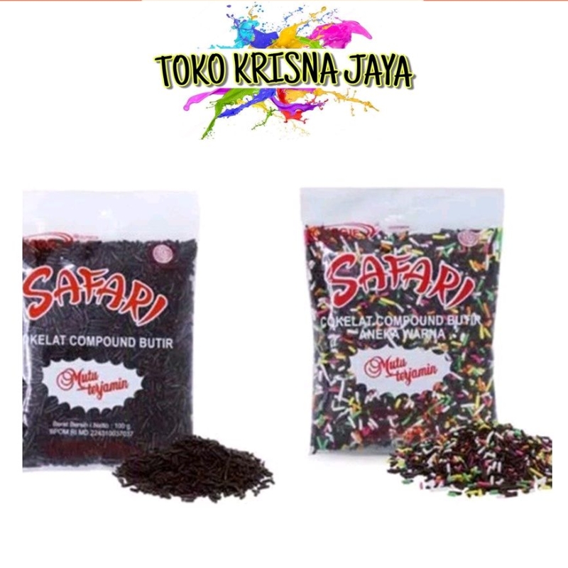 Jual MESES SAFARI COKELAT COMPOUND BUTIR VARIASI COKELAT | RAINBOW ...