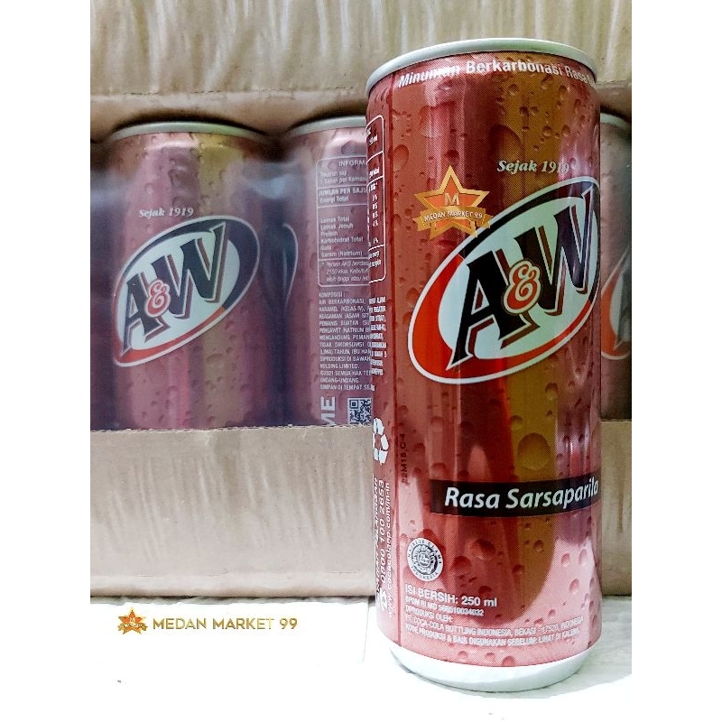 Jual AW SARSI | A&W ROOTBEER | A&W SARSAPARILLA | A&W SARSI | AW ROOT ...